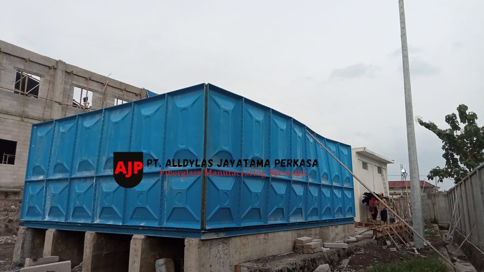 Tangki Frp Fiberglass Pt Alldylas Jayatama Perkasa